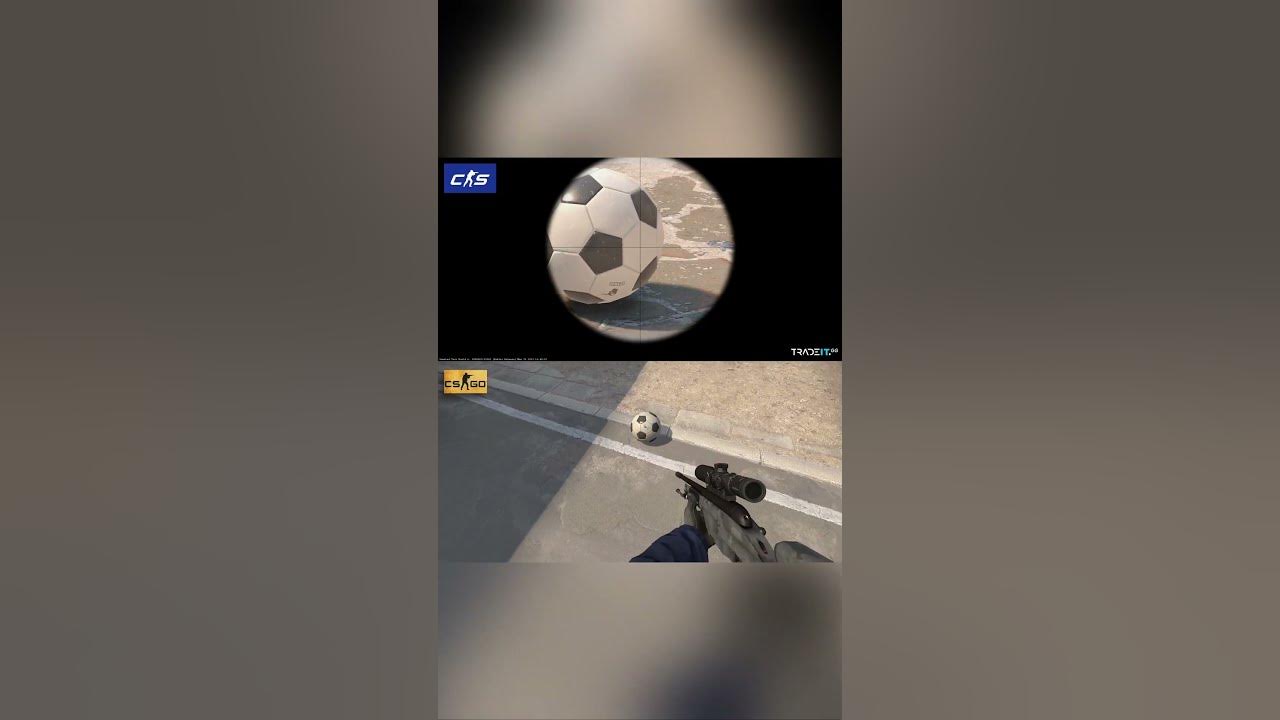 Dust 2 Ball Comparison CS2 v.s. CSGO - YouTube