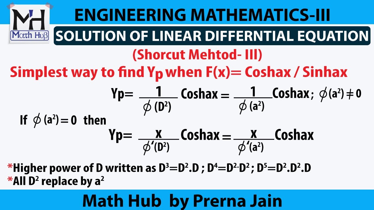 #8 -simplest and easiest way to find Yp for the 3rd shortcut method ...