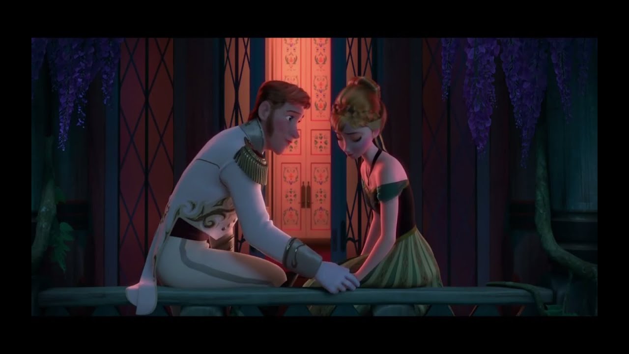 Frozen Love Is An Open Door Official Disney 3d Movie Clip Sing Along Words Youtube