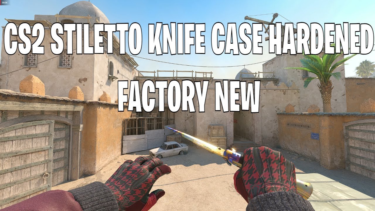 Stiletto Knife Case Hardened | CS2 Skin Showcase #76 - YouTube