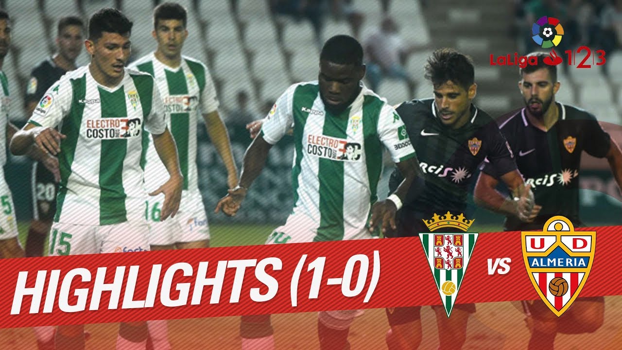 Resumen de Córdoba CF vs UD Almería (1-0) - YouTube