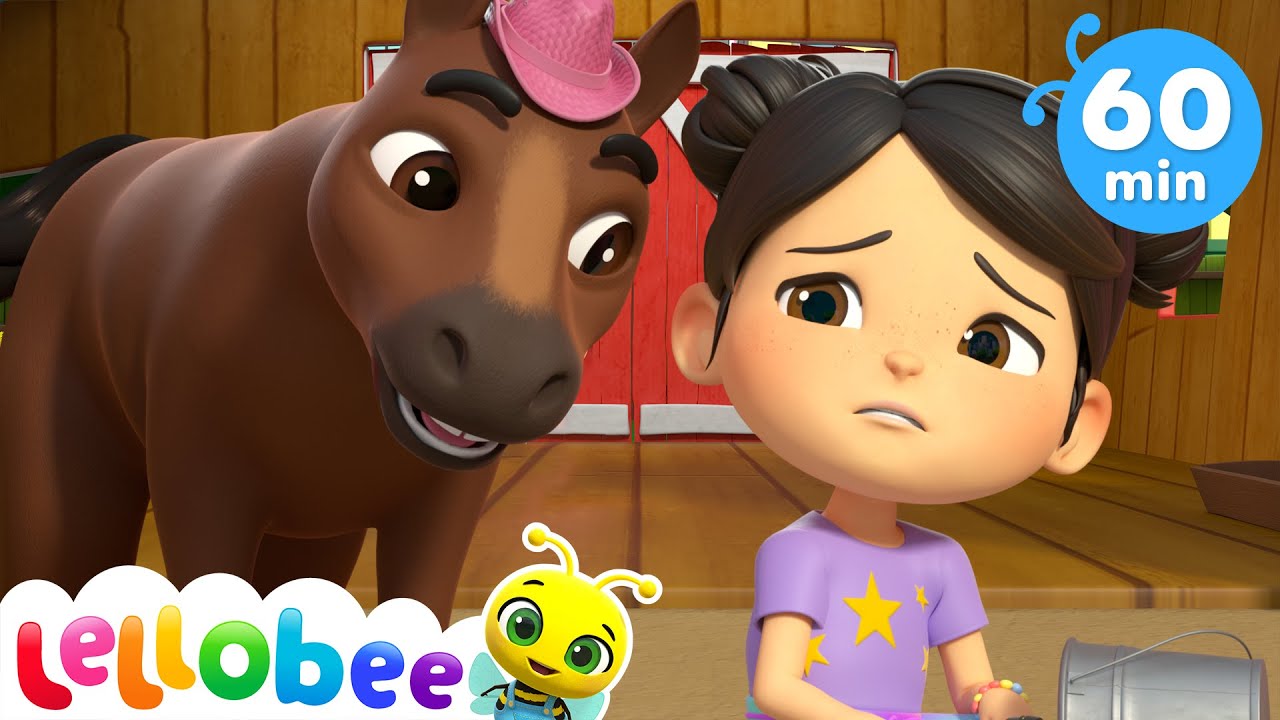 Boogie Off the Boo Boo! | LELLOBEE 🥕 | Old MacDonalds Farm | MOONBUG ...