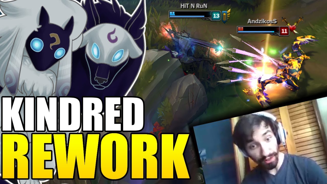 KINDRED PO REWORKU POD FULL ATTACK SPEED TO BROKEN ŚCIEK - YouTube