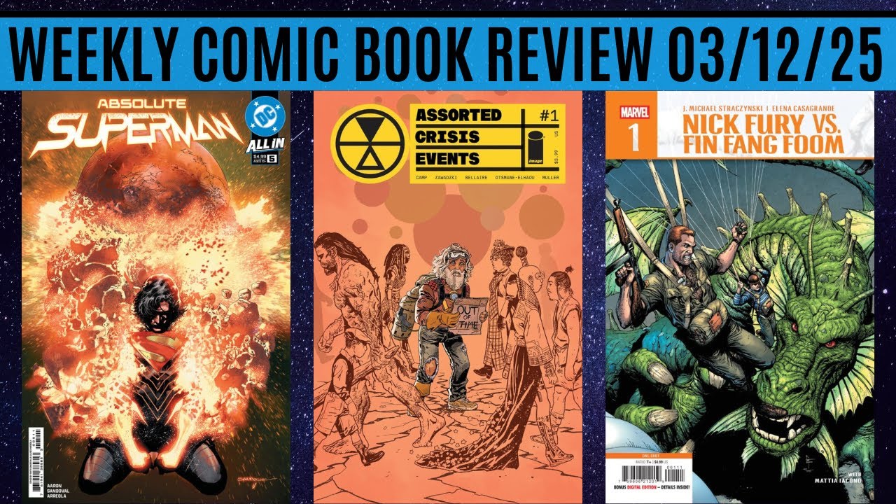 Weekly Comic Book Review 03/12/25 - YouTube