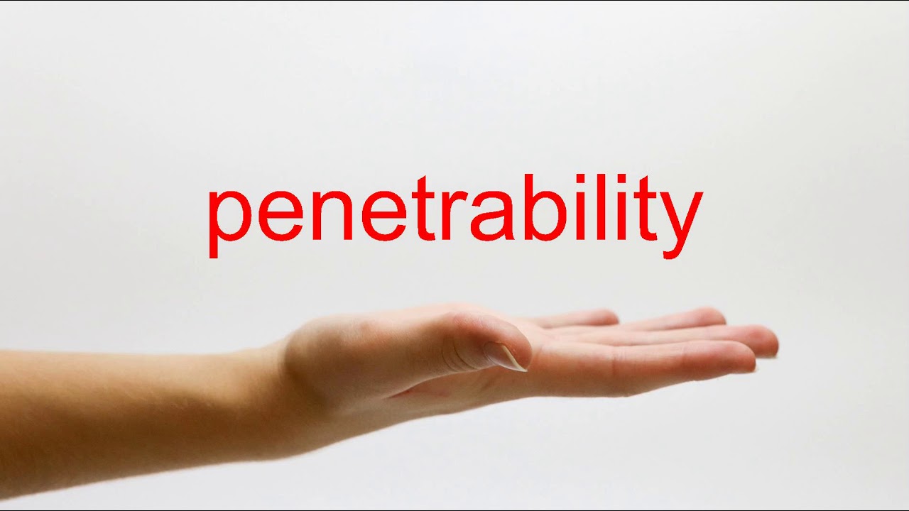 How to Pronounce penetrability - American English - YouTube