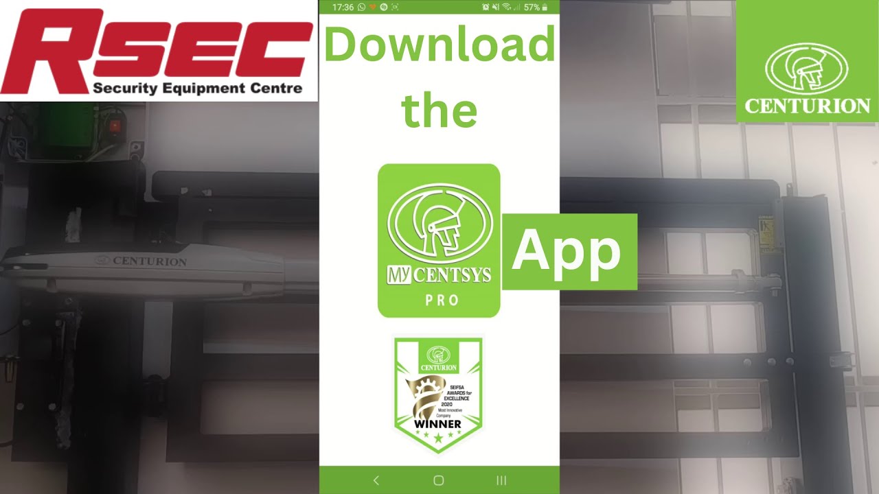 Centurion Mycentsys Pro App Download - YouTube