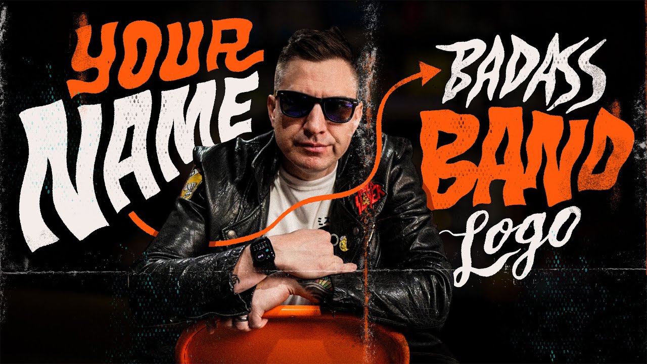 Turning Your Name into a Badass Band Logo - YouTube