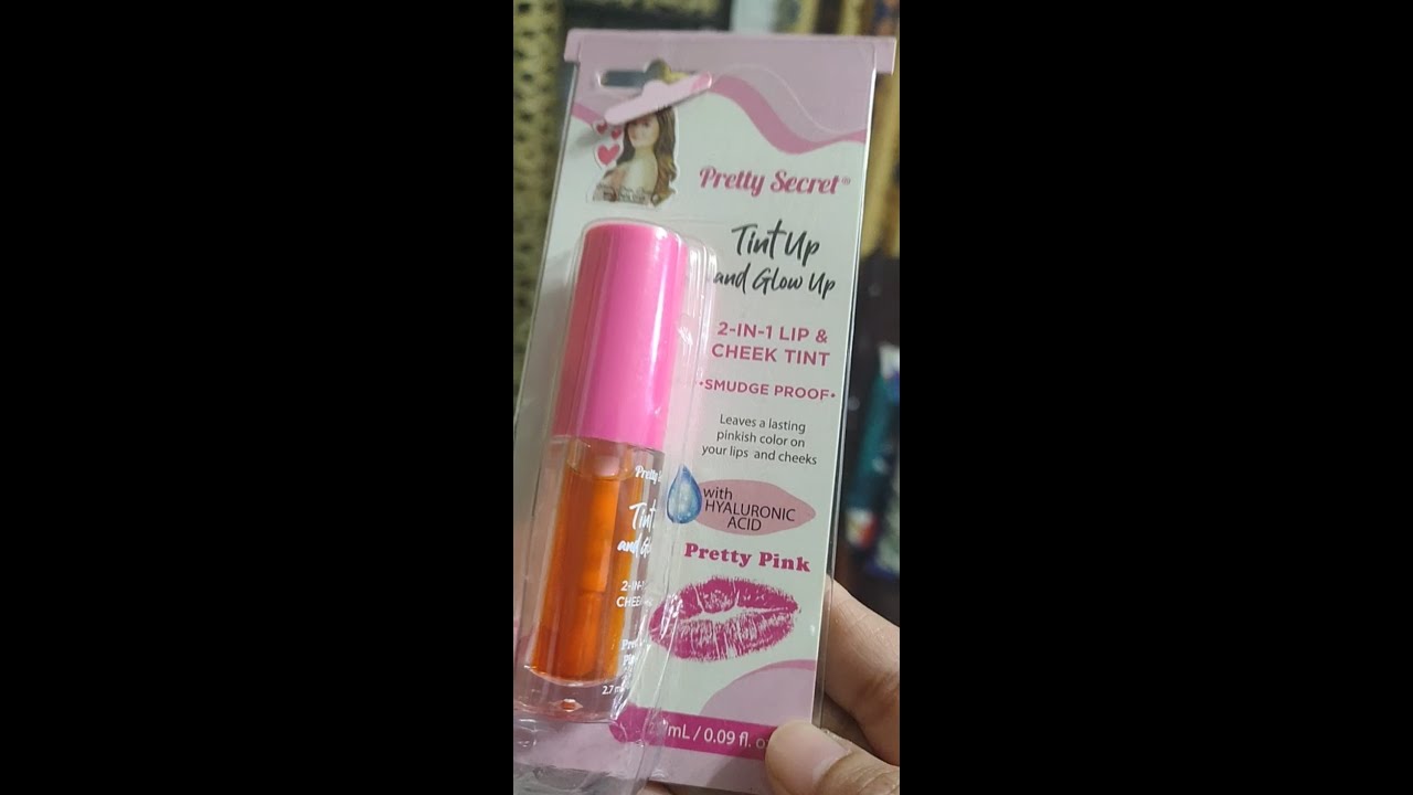 Pretty Secret Tint Up & Glow Up 2 in 1 Lip & Cheek Tint review - YouTube