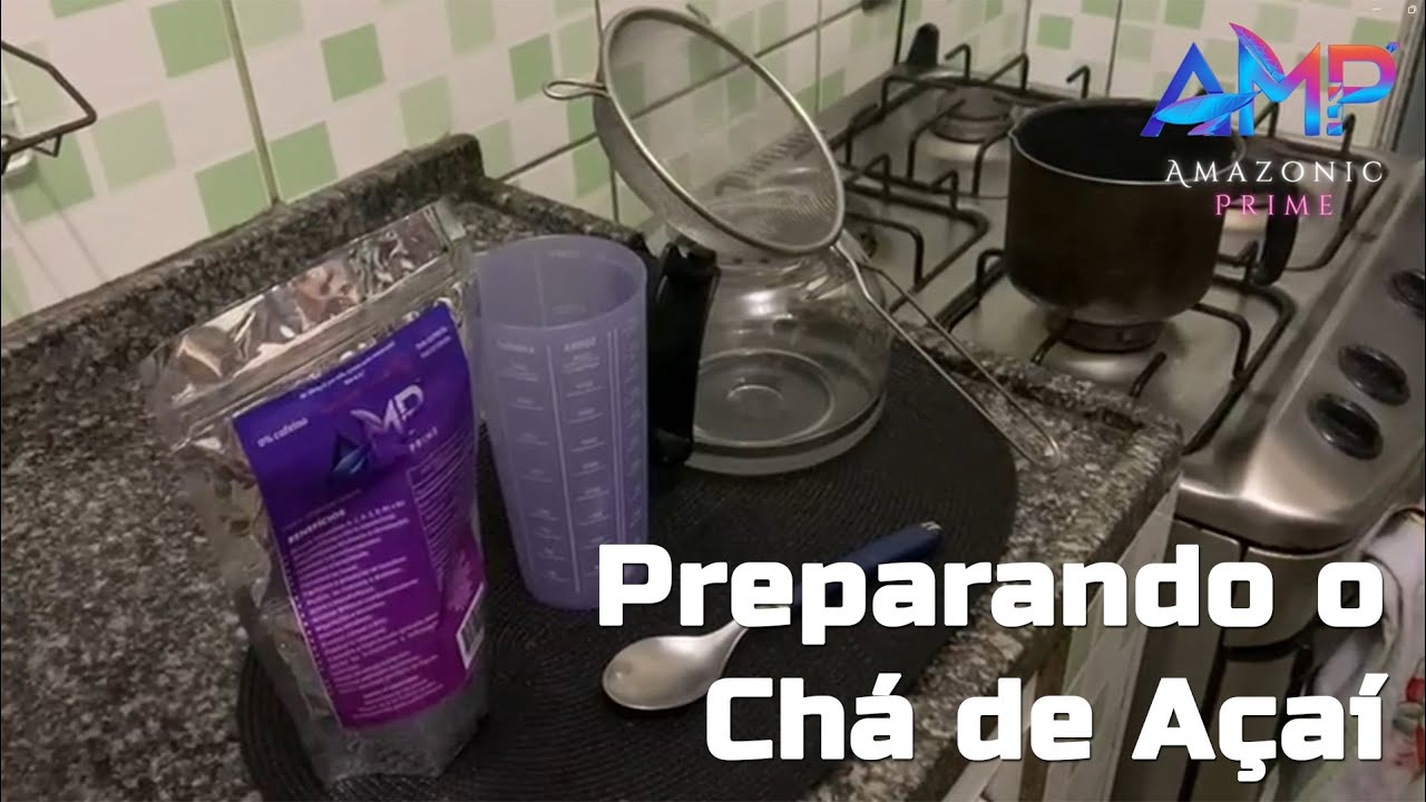 Preparando o Chá de Açaí da Amazonic Prime #acaì #açaí #acaiberry - YouTube
