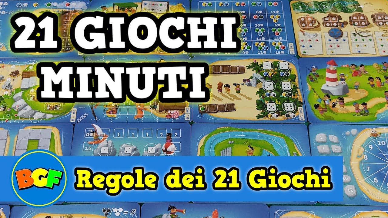 21 GIOCHI MINUTI | Raccolta di 21 Giochi Diversi | Tutorial 106 Come si ...