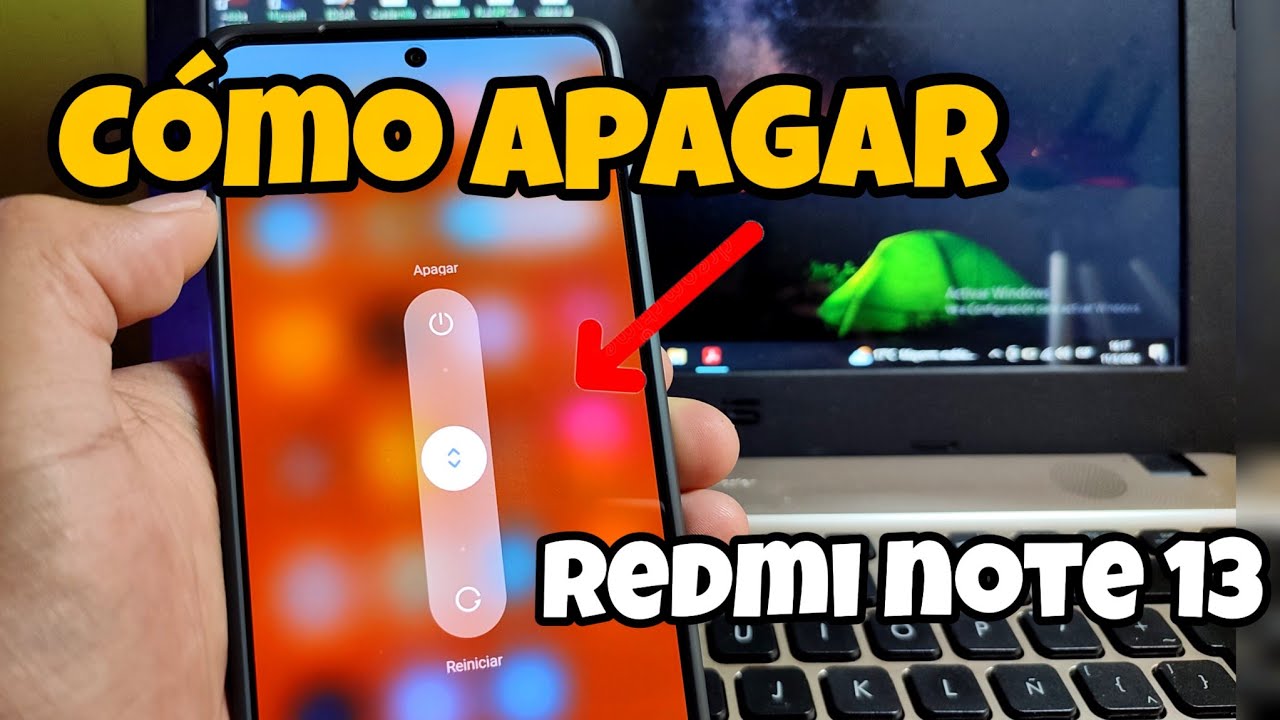 Como apagar o reiniciar un Redmi note 13/Apagar XIAOMI sin el botón de ...