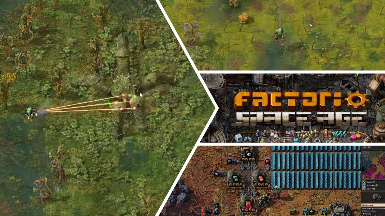 Factorio SPACE AGE DLC EP15 To GLEBA! The Learning Curve just took a SHARP CORNER! - YouTube