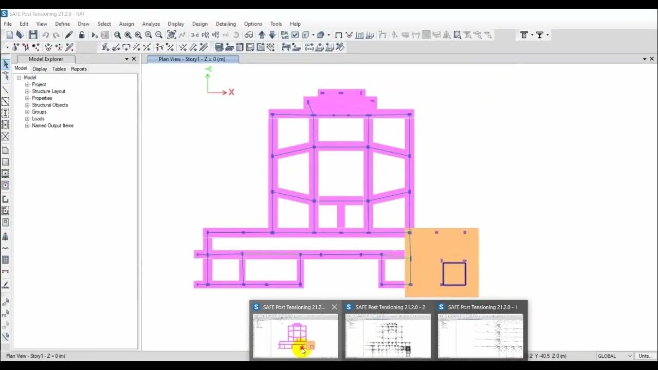 Design of Foundations For Dynamic Loads (How To merge two Etabs Models in one Safe model) - YouTube