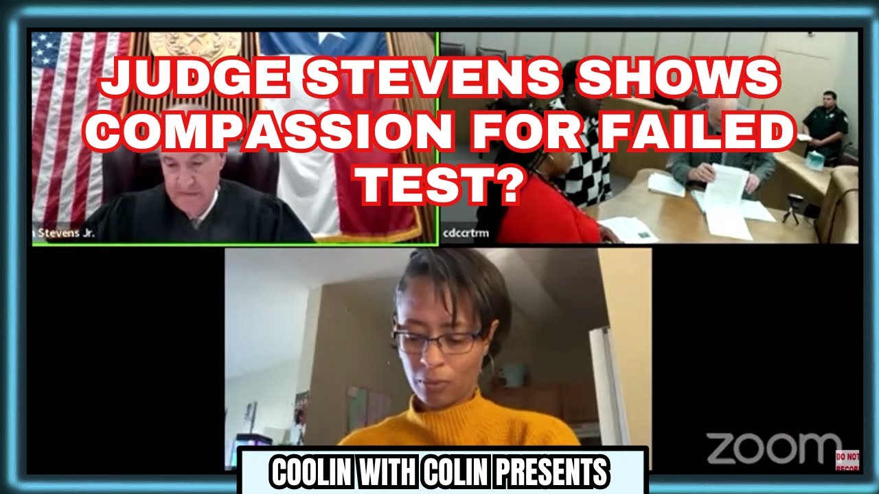 Judge Stevens Shows Compassion To Failed Test? - YouTube