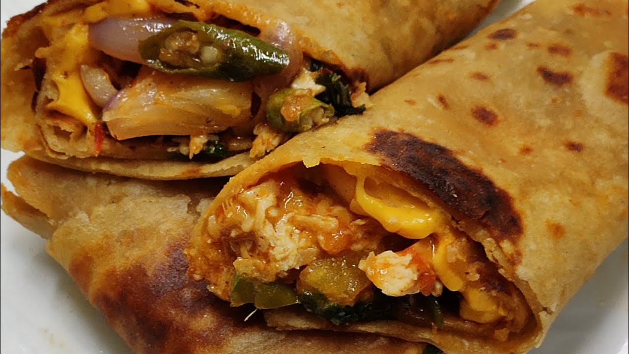 Roti roll (Easy tiffin) - YouTube