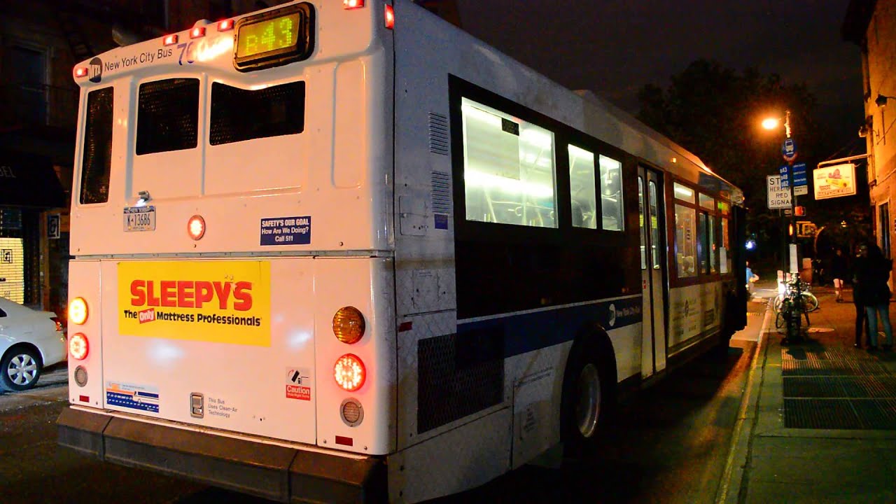 MTA New York City Bus 2003 Orion VII CNG 7607 On The B43 @ Manhattan ...