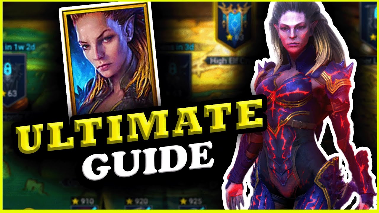 How a LATE Game Player Builds Lydia Death Siren! RAID: Shadow Legends ...