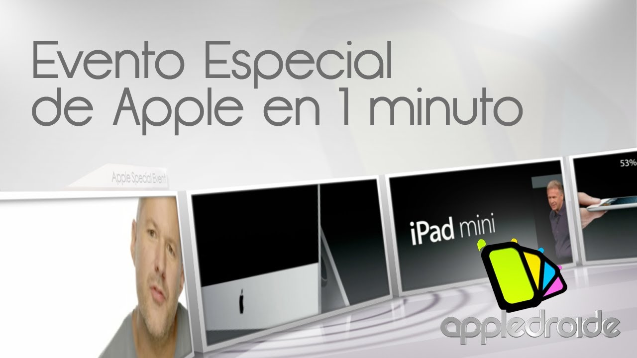 Evento Especial de Apple en 1 Minuto - YouTube