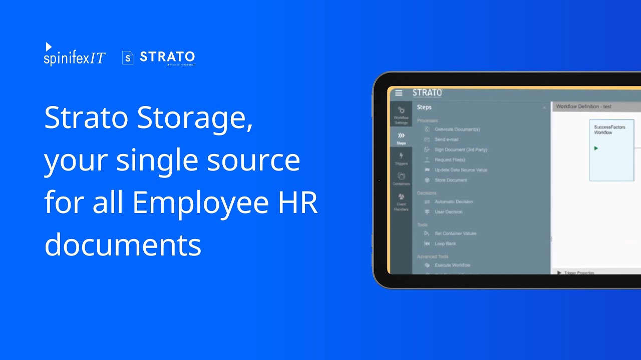 Strato Storage, your single source for all Employee HR documents - YouTube