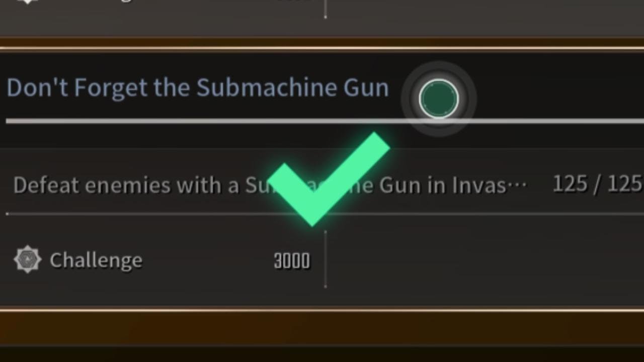 Don't Forget The Sub Machine Gun (Week 5 Challenges) Season 1 - The ...
