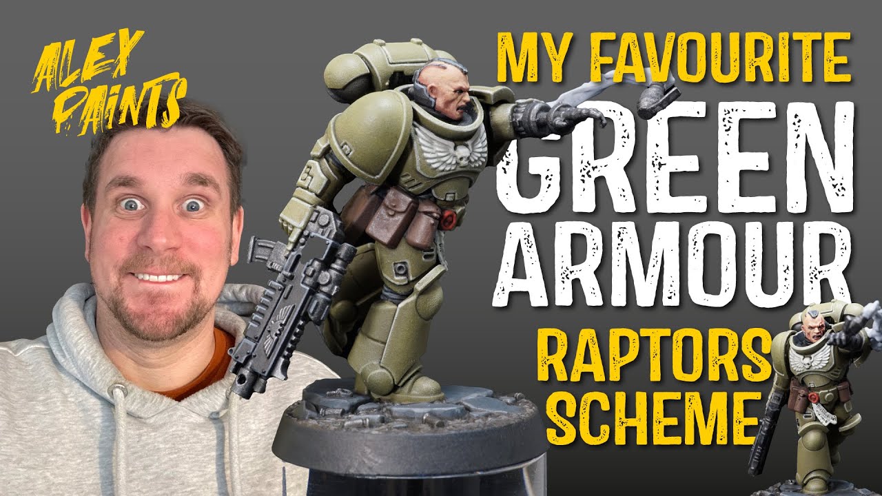 How to Paint Raptors Green Armour - Military/Army Scheme - Warhammer ...