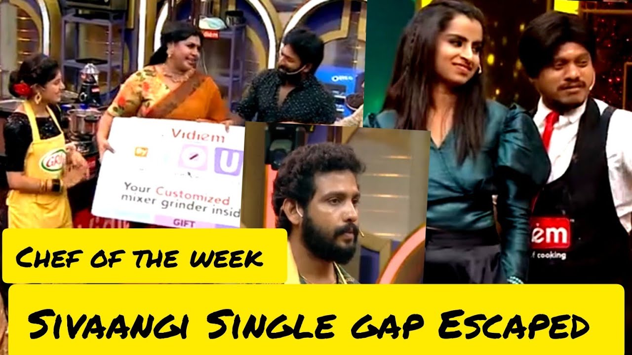 Cook With Comali Season 4 Today Full Episode l Chef Of The week In Cwc4 ...