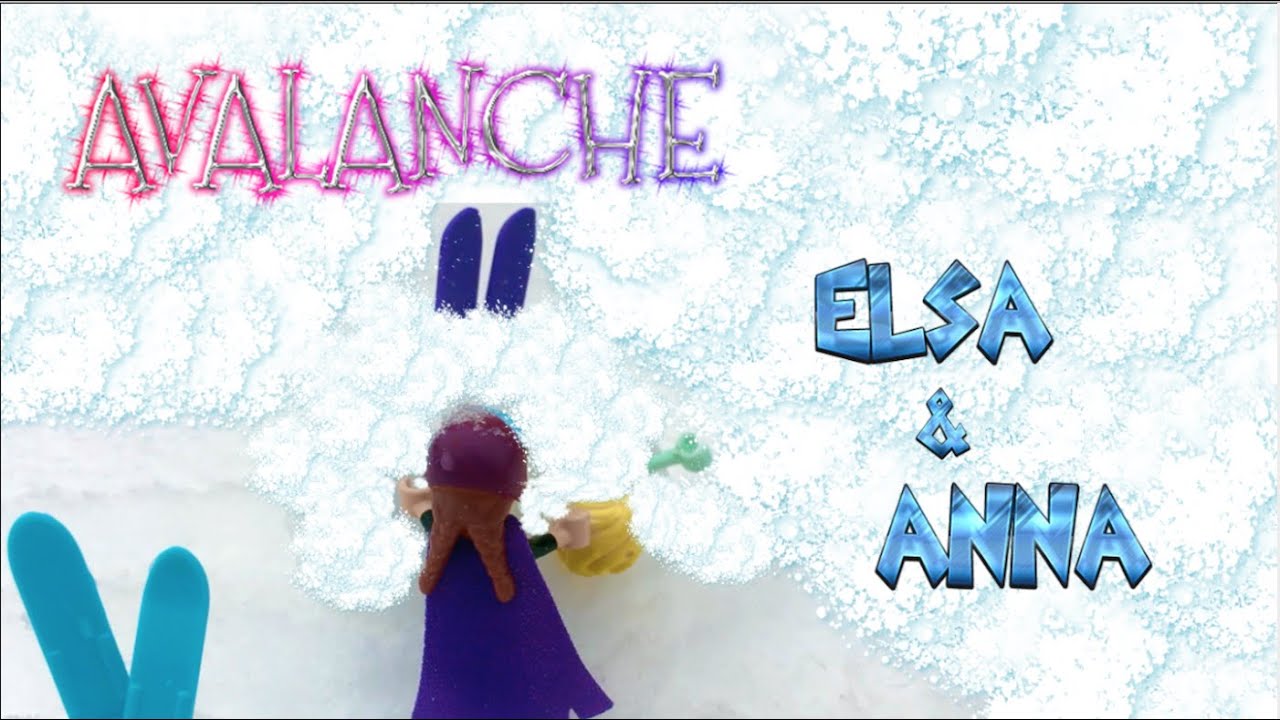 Elsa and Anna ️Stuck in an Avalanche ️ Bella’s Best Lego Stories - YouTube