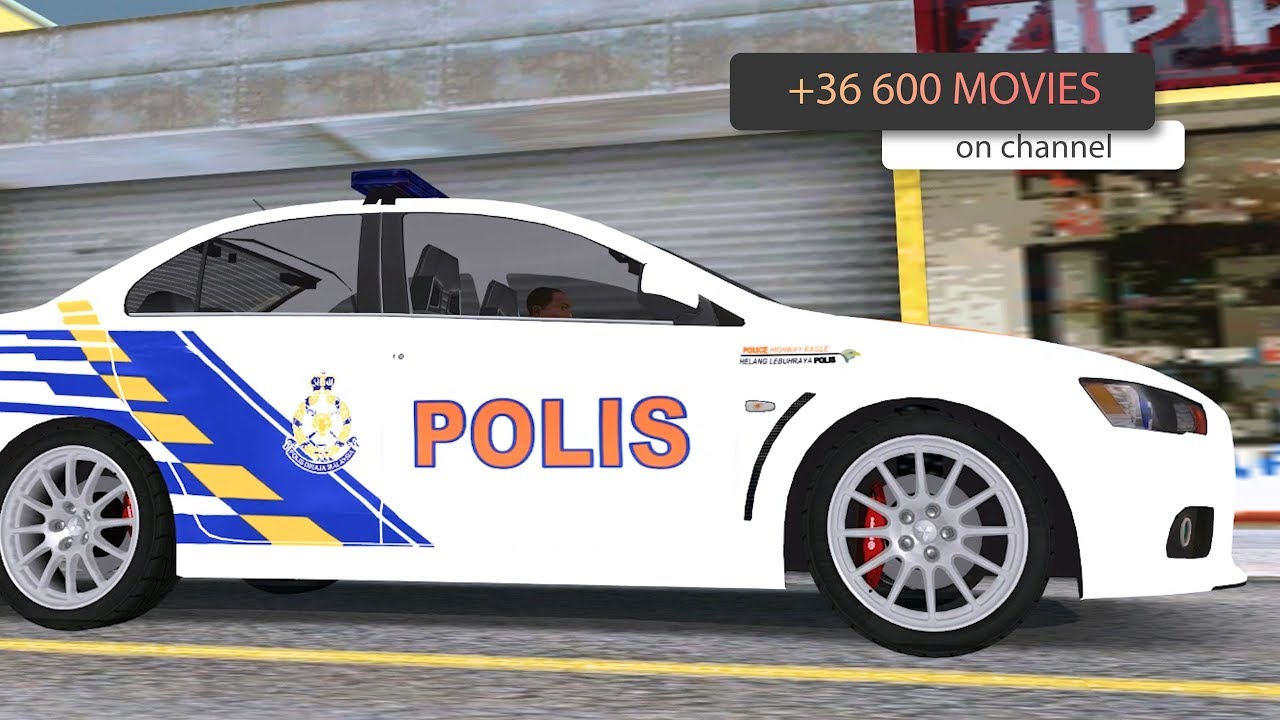 Mitsubishi Lancer Evolution X PDRM speed test, gta mod _REVIEW - YouTube
