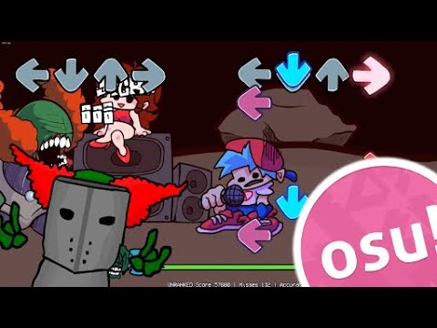 fnf in osu #3/TRICKY (subtitulado) Osu manía (4k) - YouTube