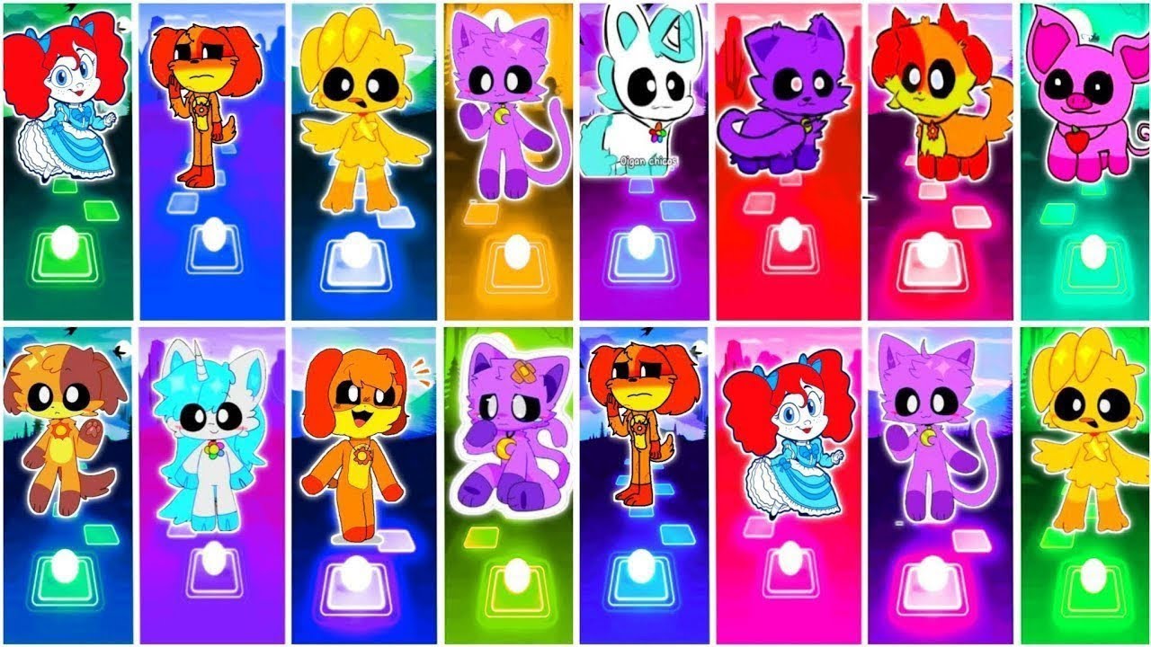 Poppy Playtime chapter 1🆚Smiling characters 5 🆚Dogday 🆚 puppy playtime ...