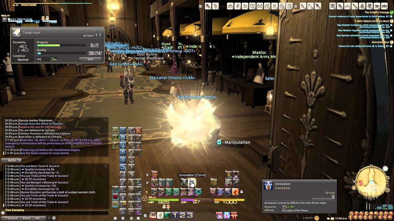 FFXIV: Crafting - YouTube