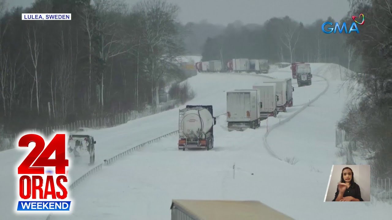 Matinding snowfall at pagbaha, naranasan sa iba't ibang lugar sa Europe ...