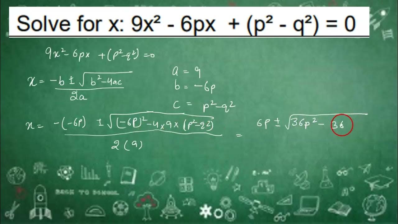 Solve For X 9x2 6px p2 Q2 0 Class 10th Sample Paper Standard solve-for-x-9x2-6px-p2-q2-0-class-10th-sample-paper-standard