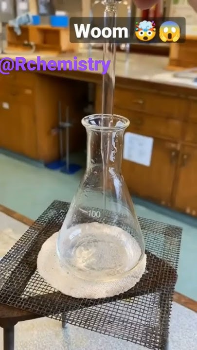 explosive chemical reaction . #chemistry #explosion - YouTube