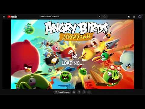 Playing this YouTube Playable Game called Angry Birds Showdown. - YouTube