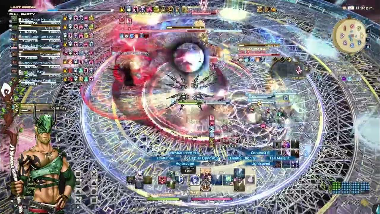 FFXIV The Omega Protocol - Ast PoV (World First Ast+Whm Clear) [6.3] - YouTube