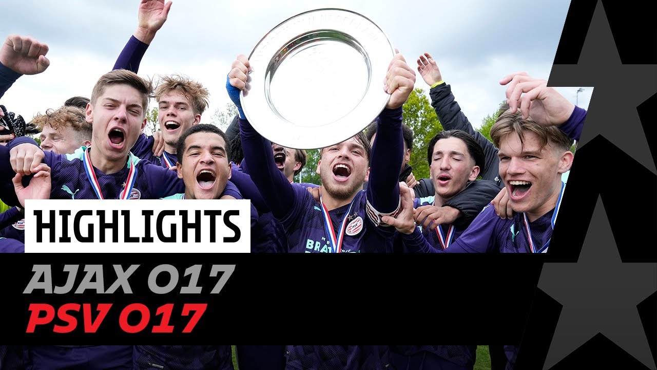 PSV O17 pakt KAMPIOENSCHAP in Amsterdam 🏆👀 | HIGHLIGHTS Ajax O17 - PSV ...
