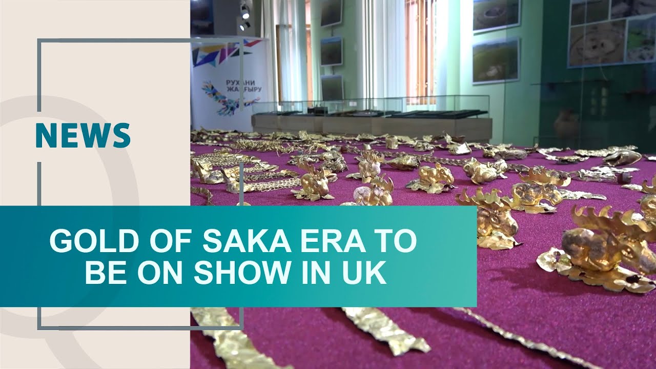 Gold of Saka era to be on show in UK. Qazaq TV News - YouTube