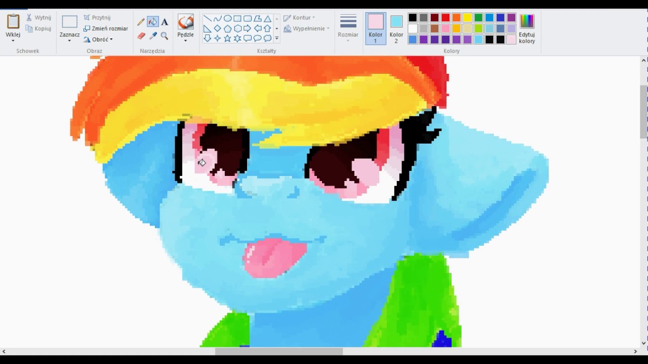 Speedpaint: Rainbow Dash Paint Challenge - YouTube