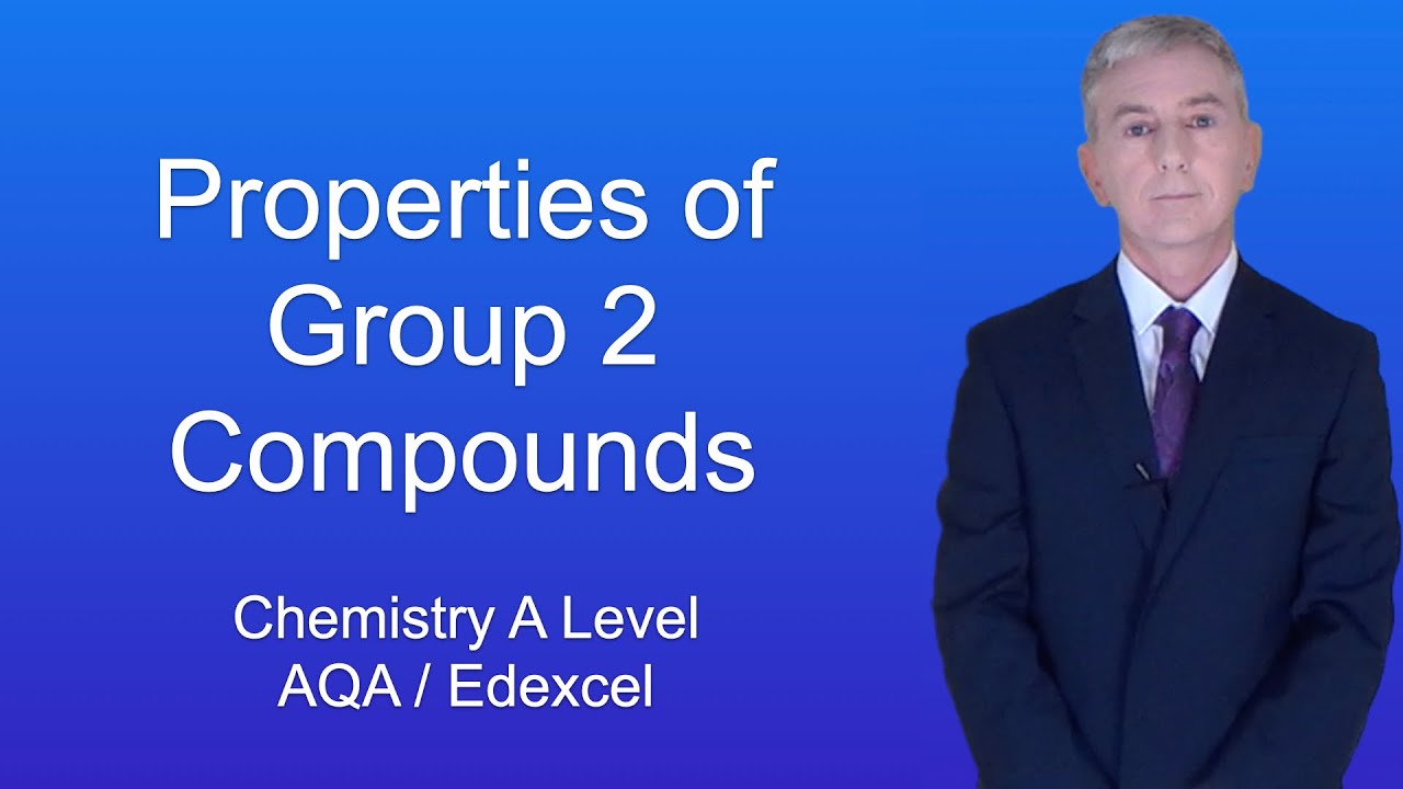A Level Chemistry Revision "Properties of Group 2 Compounds". - YouTube