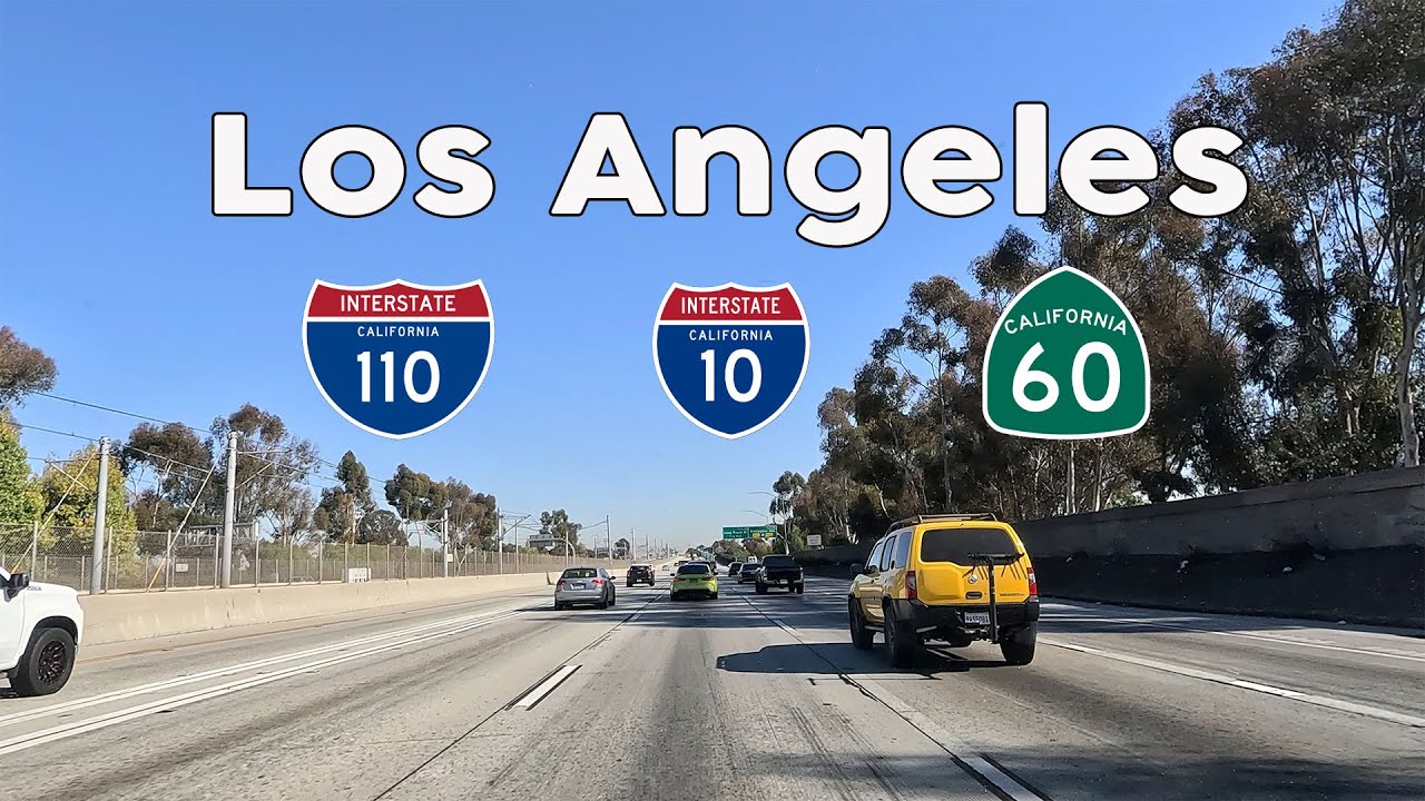 Exploring LA's Freeways: A Drive Along Interstate 110, 10, SR60 ...