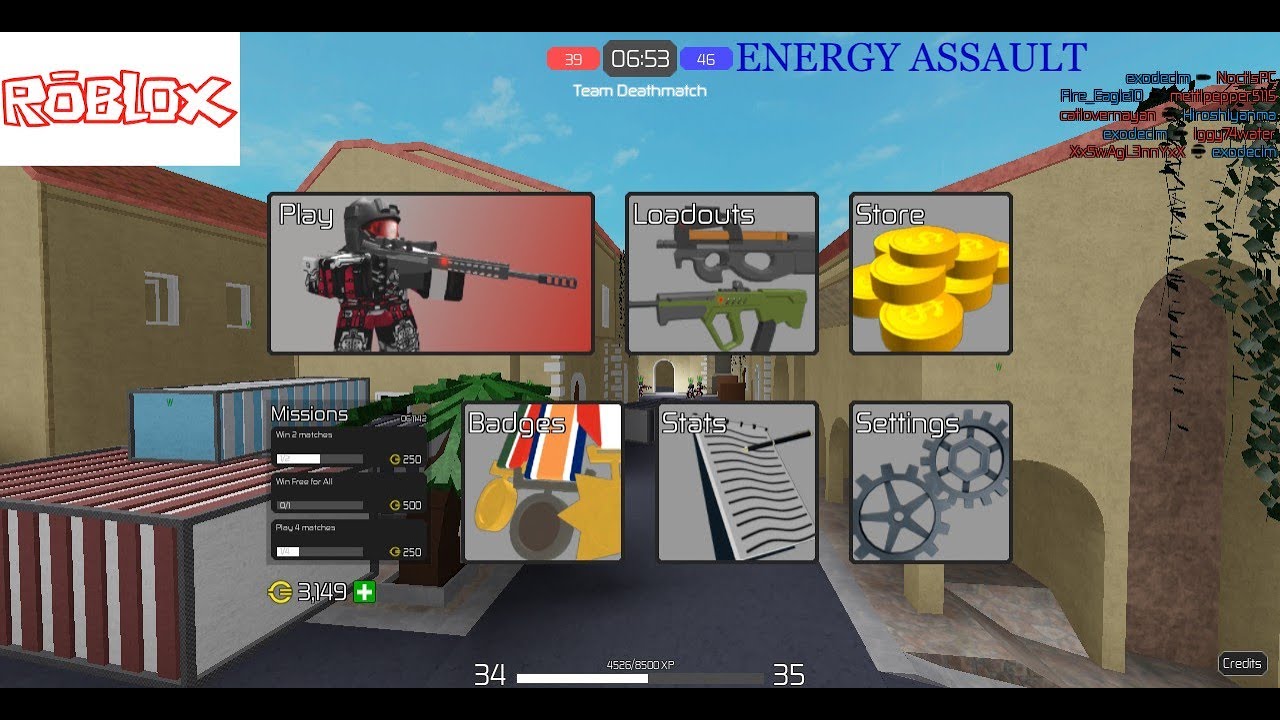 My First Time Playing Energy Assault | ROBLOX | Energy Assault | | EP:1 ...