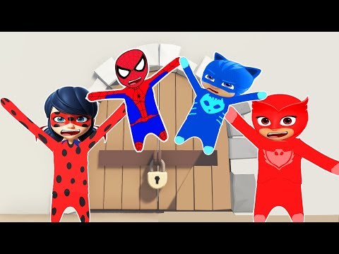 EN KOMİK MUCİZE UĞUR BÖCEĞİ PİJAMASKELİLER VE ÖRÜMCEK ADAM Komik Oyun