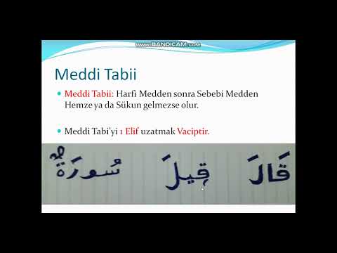 TECVİD DERSLERİ (MEDDİ TABİİ) - YouTube