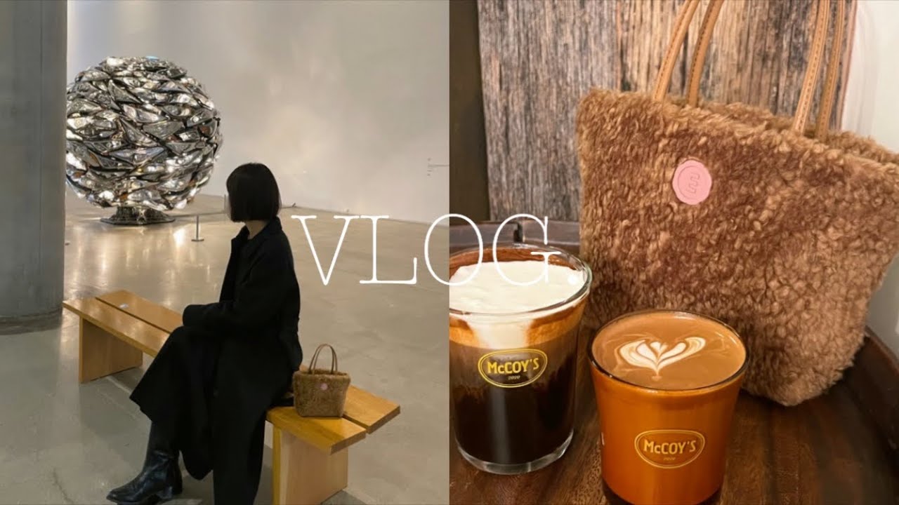 Vlog 일상 브이로그월동준비미닛뮤트 클로미니 브라우니락피쉬 어그어그코디안국역주악겨울코디서울vlog태슬컷자취생요리데일리룩출근룩자취브이로그단발