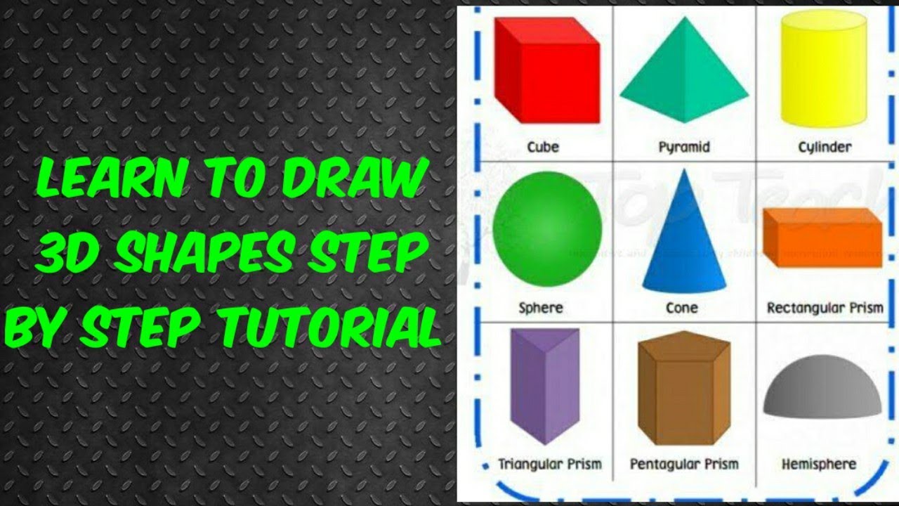 Learn To Draw 3D Shapes YouTube learn-to-draw-3d-shapes-youtube