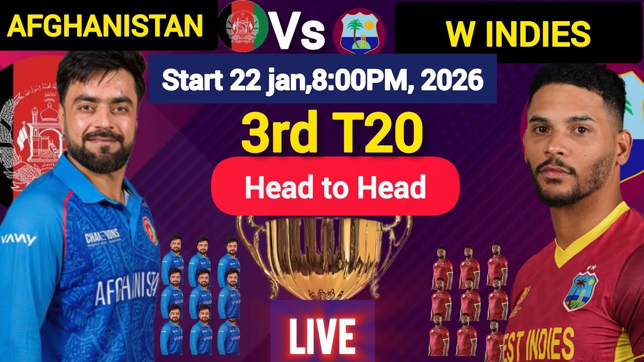 West Indies vs Afghanistan 3rd T20 Match 2026 | WI vs Afg 3rd T20 ...