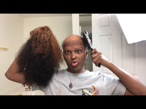 How I put on my wig