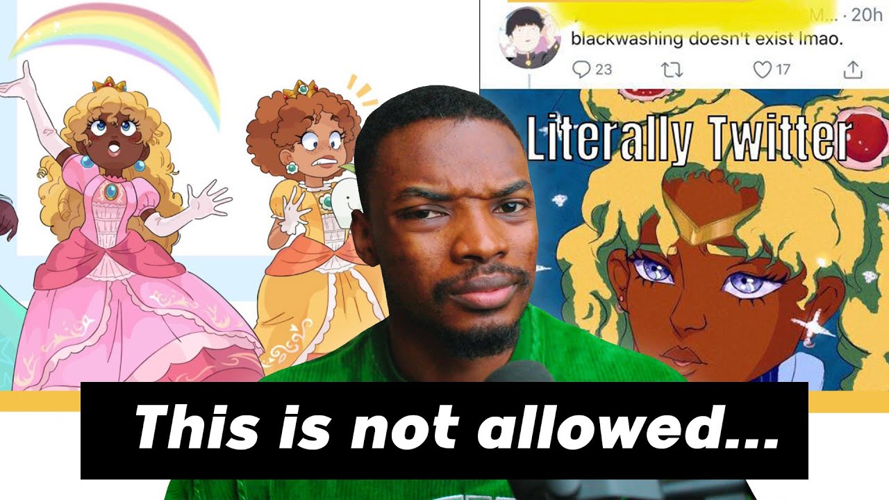 Twitter Artists Drawing Black Characters Is Problematic.. - YouTube