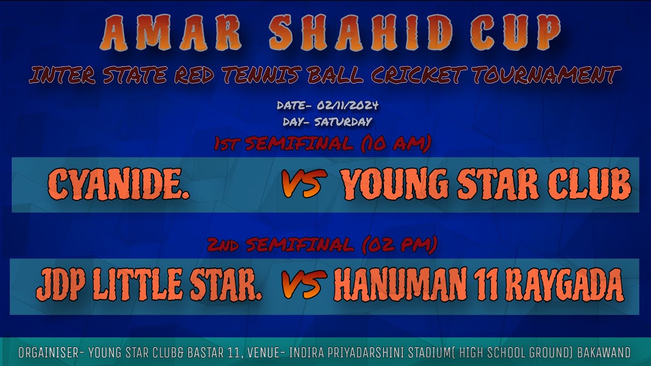 🔴Live // Day- 8 // SEMIFINALS// CYANIDE VS YOUNG STAR CLUB // JDP ...